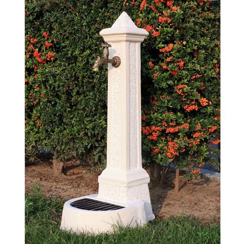 Fontaine KAM Veuve en béton et granulés de marbre modèle Pise (Rose ...