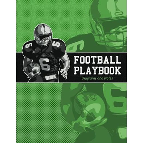 Football Playbook Diagrams and Notes: Blank Field Templates to Draw ...