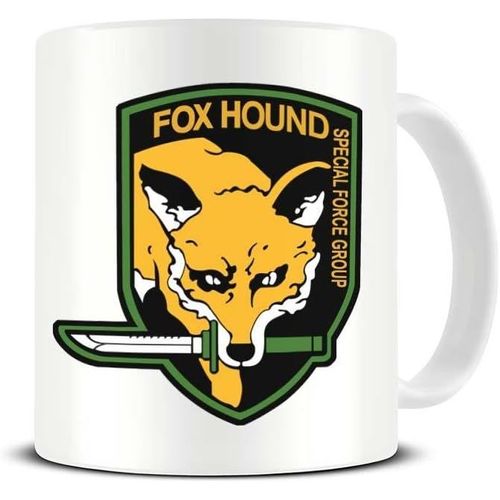Fox Hound Forces Spéciales-Metal Gear Tasse à café en céramique solide ...