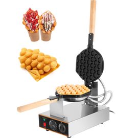 Gaufrier Électrique en Inox Machine à Gaufre Appareil à Gâteau ...
