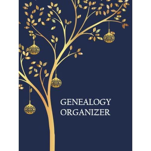Genealogy Organizer: 10 Generations Family Tree Charts To Fill In ...