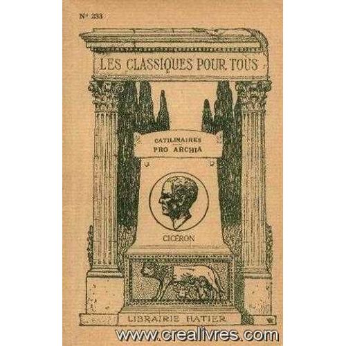 Ciceron. Pro Murena. Pro Milone :. 'in Extenso' | Rakuten