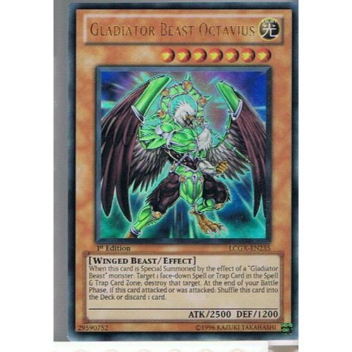 Gladiator Beast Octavius (Octavius, Bête Gladiateur ) - Yu-Gi-Oh ...