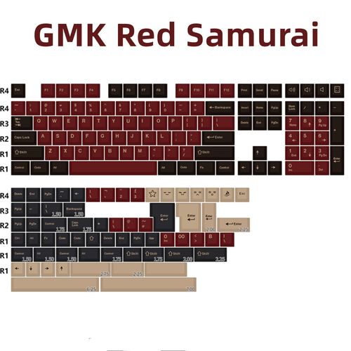 GMK Keycap Clone 8008 Apollo Rome Circus Red Samurai Merlin Cherry ...