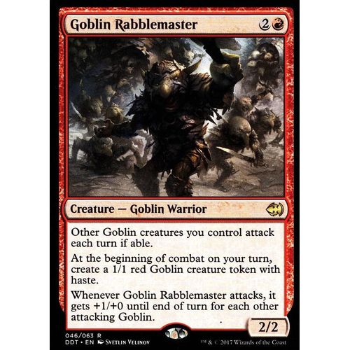 Goblin rabblemaster (Maître plébéien gobelin) - Mtg - Merfolk vs ...