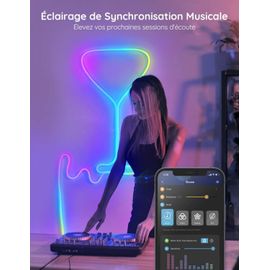 Govee Neon Ruban LED 3m, RGBIC Bande LED avec Contrôle WiFi APP, Compatible avec Alexa ...