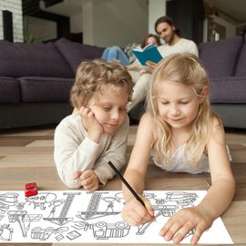 Grand rouleau de couleur, affiches géantes à colorier, ensemble d ...