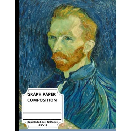 Graph Paper Composition: Quad Ruled 4x4 | 110 Pages | Large 8.5"x11 ...