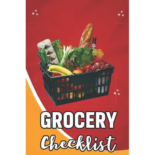 Grocery Checklist: Meal Planner and Grocery Shopping Check List ...