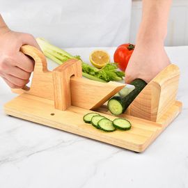 Guillotine à Saucisson L'Originale - Trancheuse Saucisson en Bois Brut ...