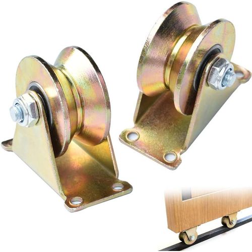 Hamiltion-2 Pièces Roue À Rainure En V, Roulettes Fortes Charges, Roues ...