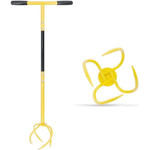 Hauteur réglable main motoculteur jardin griffe torsion motoculteur ...