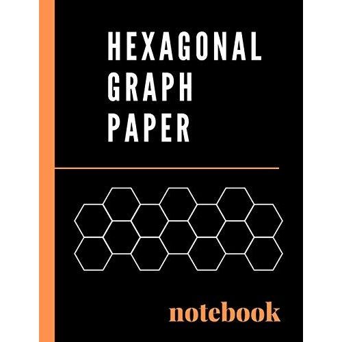 Hexagonal Graph Paper Notebook: 0.2" hexagon grid perfect for organic ...