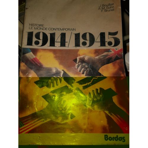 Histoire le monde contemporain 1914/1945 | Rakuten