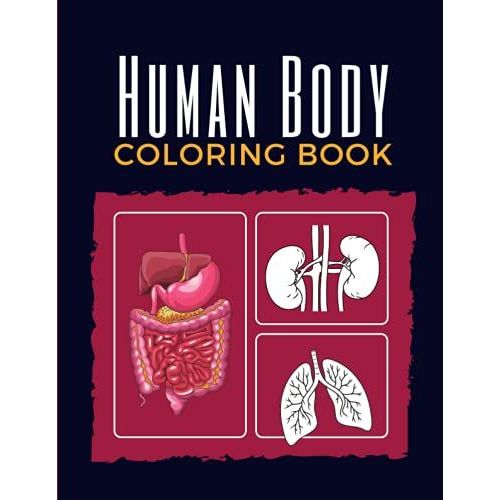 Human Body Coloring Book: Anatomy and Physiology coloring | Coloring ...