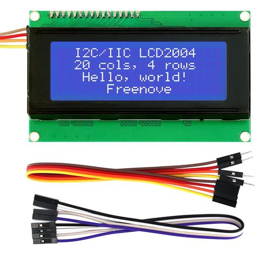 I2C IIC LCD 2004 Module, TWI Serial 20x4 Display, Compatible with Arduino Raspberry Pi Pico ...