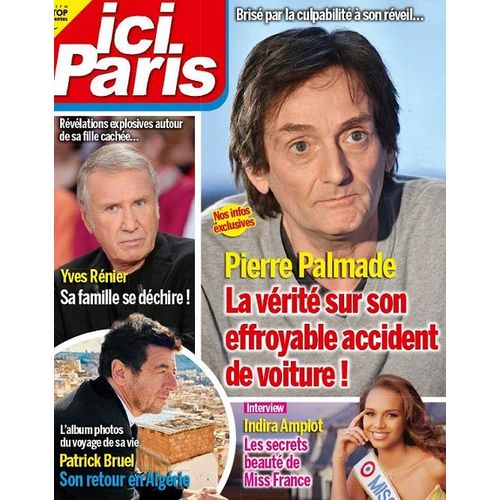 Ici paris (magazine) pierre palmade, yves rénier (kristophy) indira ...