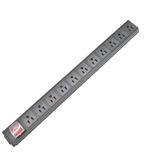 IEC-C14 port PDU power strip 2-12 Unit US output socket Network Cabinet Rack Switch wireless ...