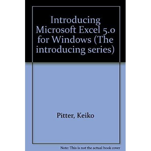 Introducing Microsoft Excel 4.0 For Windows (the Introducing Series) | Rakuten