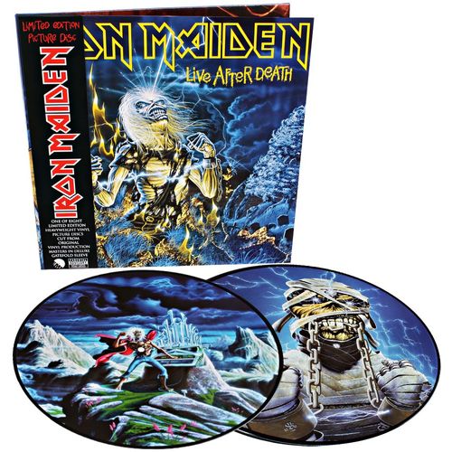 Iron maiden - live after death - 2lp gatefold picture disc avec obi ...
