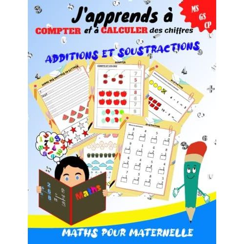 J'apprends à compter et à calculer des chiffres: Cahier d'exercices de ...