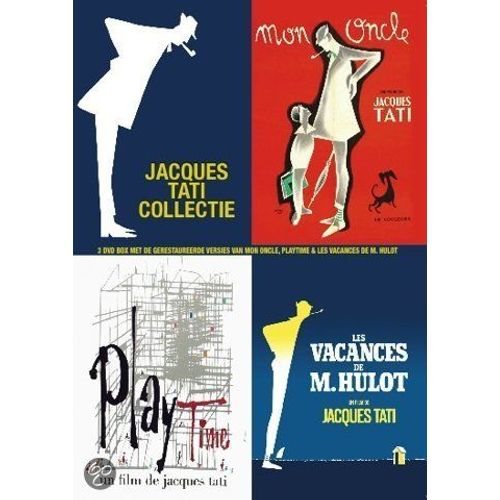 JACQUES TATI coffret 3 DVDs : Mon oncle, Play-time, les vacances de ...
