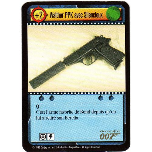 JAMES BOND 007 -GOLDENEYE -WALTER PPK avec silencieux | Rakuten