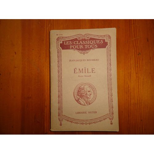 Emile (Livre Second) | Rakuten