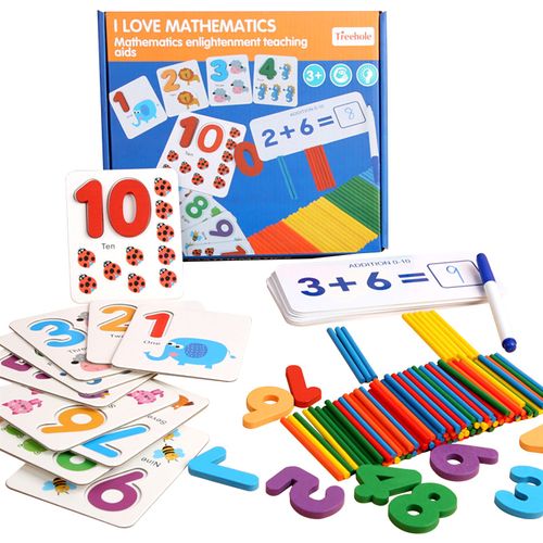 Jeu d'apprentissage des nombres, Puzzle, jouet éducatif précoce, carte ...