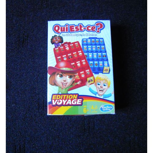 Jeu Qui Est-ce? Le célèbre jeu de déduction de Hasbro, "Edition voyage ...
