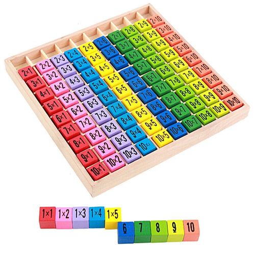 Jouets mathématiques en bois pour bébés, 99 jouets de Table de ...