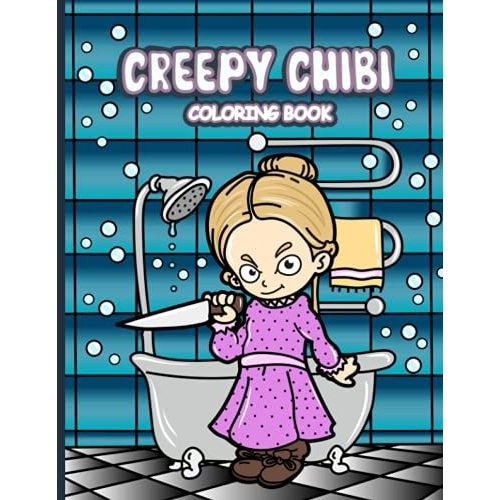 Kawaii Creepy Chibi Coloring Book: Cute and Creepy 50 Chibi Colouring ...