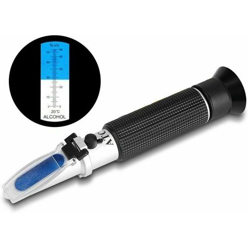 Kcbbe Réfractomètre de 0 à 80% Brix Réfractomètre Manuel pour déterminer la teneur en Sucre de ...