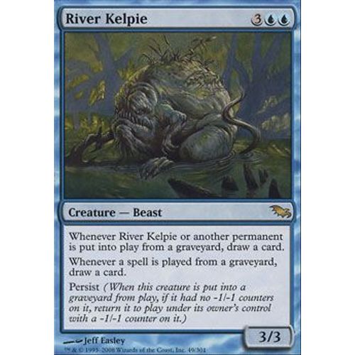 Kelpie des rivières ( River Kelpie ) - Magic MTG - Sombrelande VF Mint ...