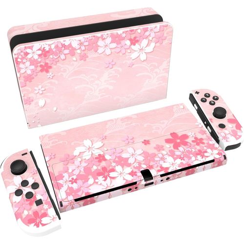Kit d'Autocollants Skin Decal pour Nintendo Switch OLED Console Sticker ...