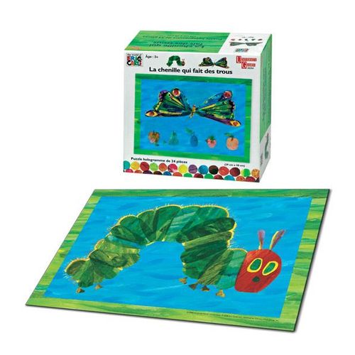 La Chenille Qui Fait Des Trous - Puzzle Hologramme 24 Pièces | Rakuten