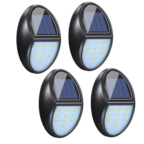 Lampes solaires d'extérieur pour terrasse, éclairage de cl?ture à énergie solaire pour escaliers ...