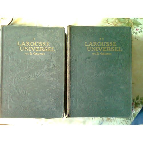 Larousse universel en 2 volumes - Livre ancien | Rakuten