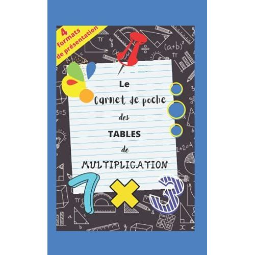 Le Carnet de poche des Tables de Multiplication: Cahier de maths en ...