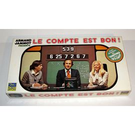 Le compte est bon jeu de societe des chiffres et des lettres vintage A2 ...