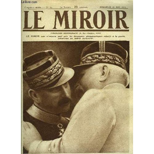 LE MIROIR N° 74 - L accolade du Grand-père, Deux valeureux généraux de ...