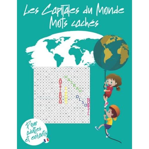 Les Capitales du Monde - Mots cachés: Activité de géographie pour ...