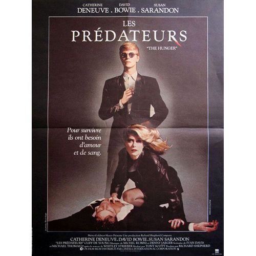 Les Prédateurs The Hunger Véritable Affiche De Cinéma Pliée Format 40x60 Cm De Tony Scott