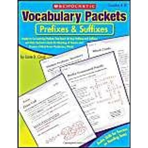 Vocabulary Packets: Prefixes & Suffixes: Ready-To-Go Learning Packets ...