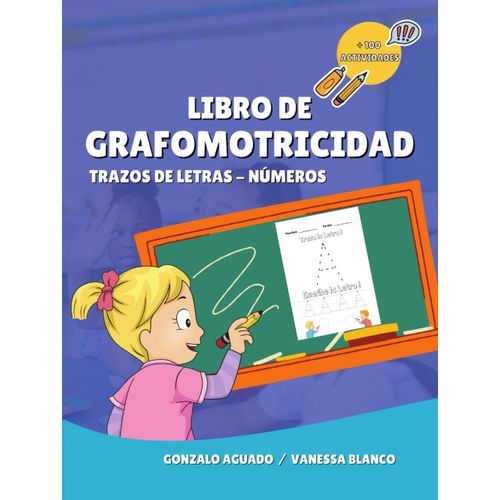 Libro de Grafomotricidad fina: +100 Actividades para Repasar Letras ...