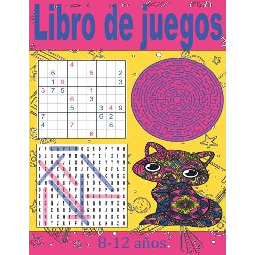 Libro de juegos 8-12 años: Libro de actividades Para niños | Sopa de letras | Sudoku ...