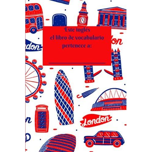 Libro de vocabulario en inglés: Folleto de vocabulario con 2 columnas ...