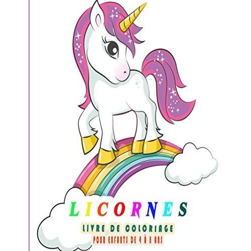Licornes Livre De Coloriage Pour Enfants De 4 à 8 Ans Un Livre De