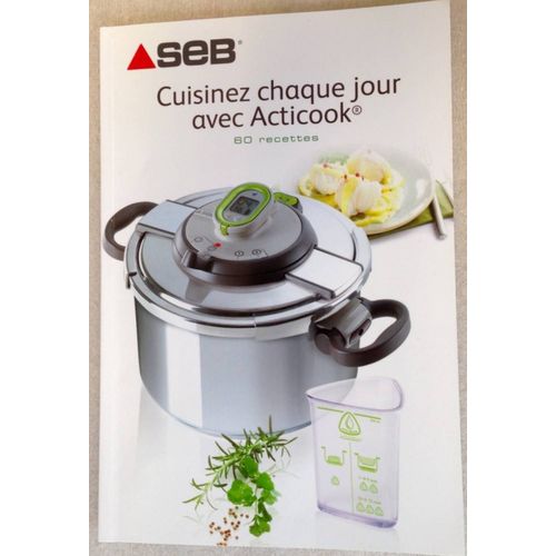 Livre guide de cuisine Seb Acticook 60 recettes pour 4 personnes ...