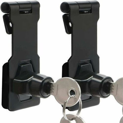 Loquet et targette Lot de 2 moraillons de 7,6 cm avec moraillon à clé ...